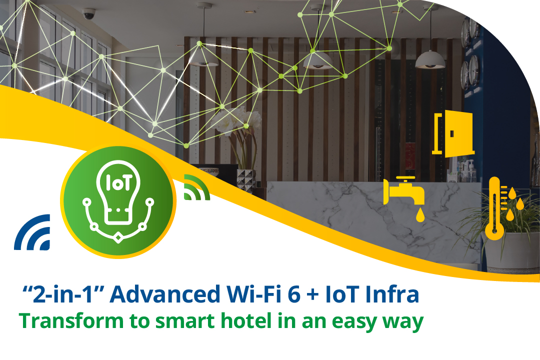 Transform towards Smart Hotels with advanced Wifi 6︱HKT